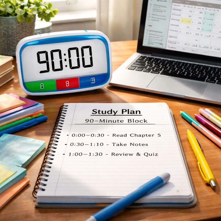 How to Plan a 90 Minute Study Block for Maximum Focus – Focus Keeper ...