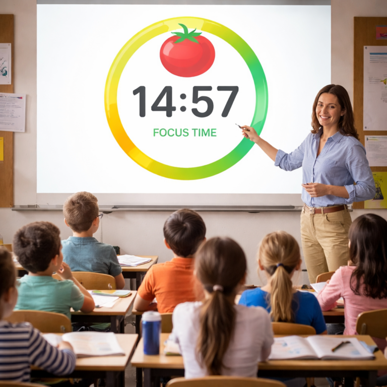 How to Maximize Classroom Focus with a Pomodoro Timer for Teachers Use ...